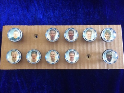 Merlin 1997 Flik-a-ball Leeds United Marble Football Team Missing Two ...