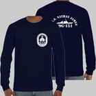USS Nathan James DDG 151 Logo The Last Ship Long Sleeve Navy T-shirt US ...