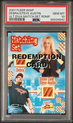 2001 Fleer WWE WWF Ultimate Matching Set Redemption Card Debra Stone ...