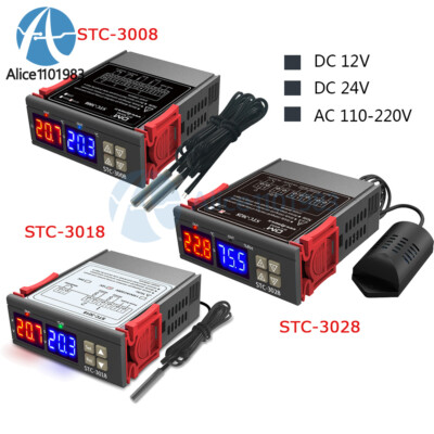 STC-3008 STC-3018 STC-3028 Temperature Controller 110-220V Thermostat ...