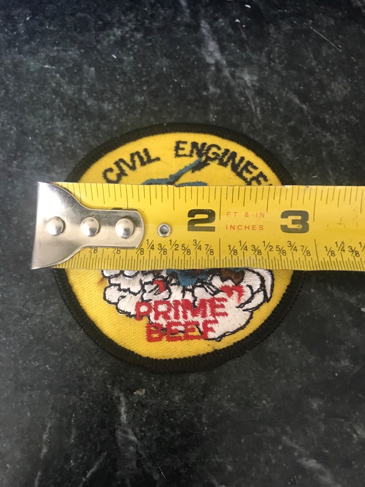 USAF Civil Engineering Prime Beef Uniform Patch Vtg 3” Rare Orig 70s ...