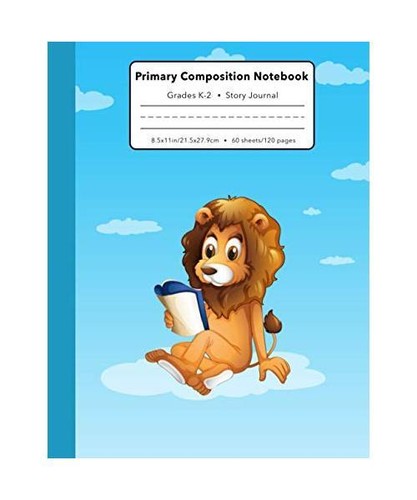 Primary Composition Notebook: Wide Ruled Kindergarten Writing Paper ...