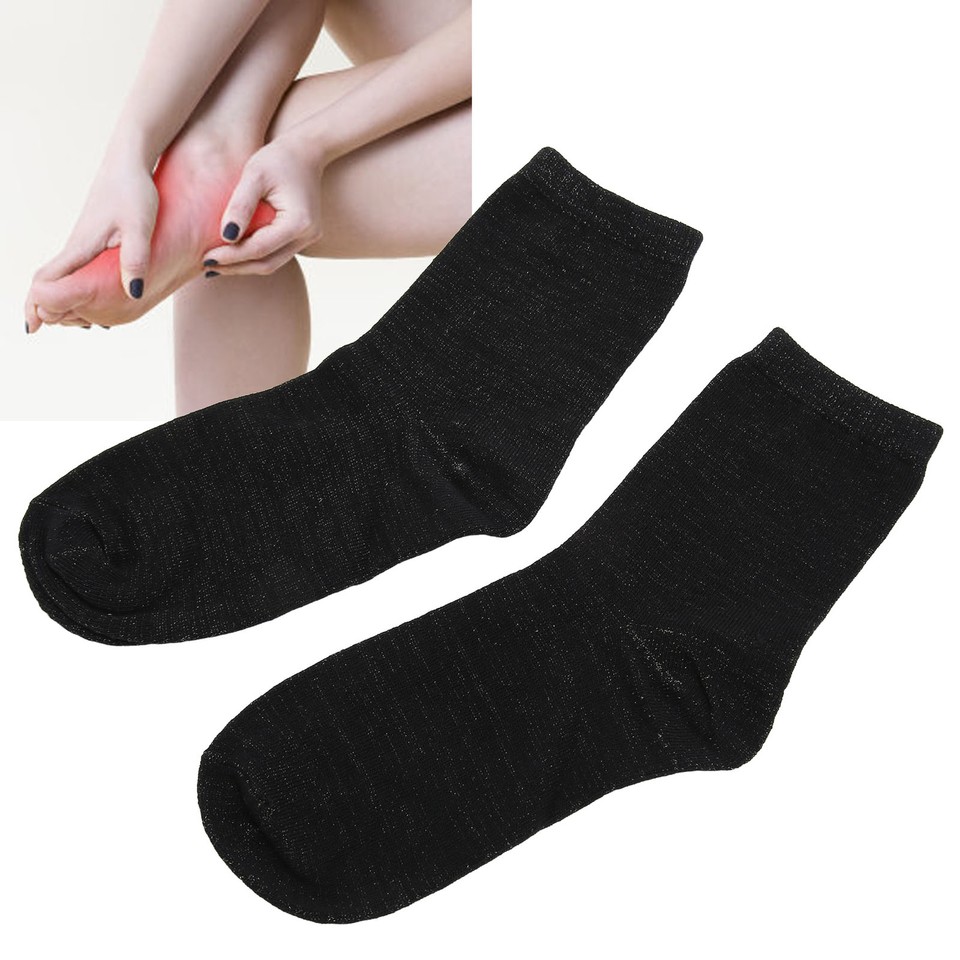 Deodorant Sock Breathable Silver Fiber Ribbed Elastic Odor Resistant ...