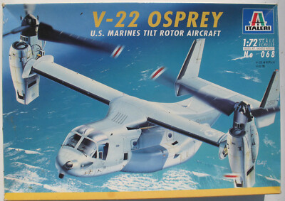 ITALERI 068 V-22 OSPREY US Marine 1:72 Flugzeug Modellbausatz Aircraft ...