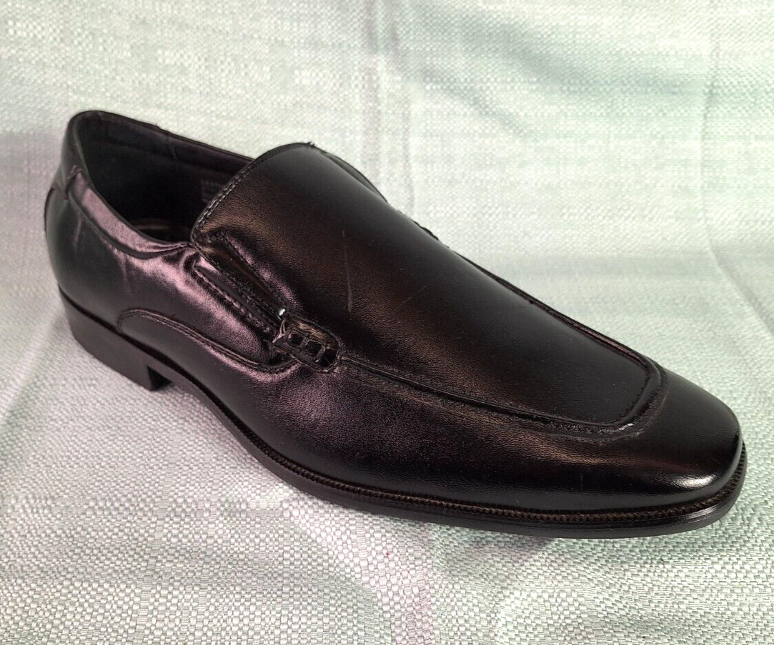 Delli Aldo Men's Slip-On Square Toe Loafers Black Siz… - Gem