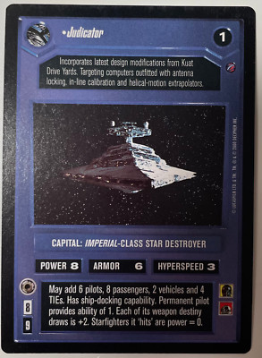 Star Wars CCG - Judicator - Death Star 2 | eBay
