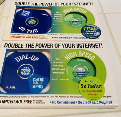 Vintage AOL AMERICA ONLINE CD Free Trial Discs | eBay