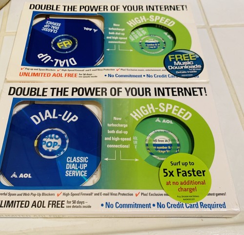 Vintage AOL AMERICA ONLINE CD Free Trial Discs | eBay
