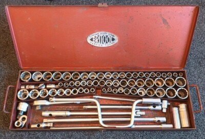 Britool 145B 1/2" Drive Master Socket Set, 76 Piece Metric Whit & AF ...