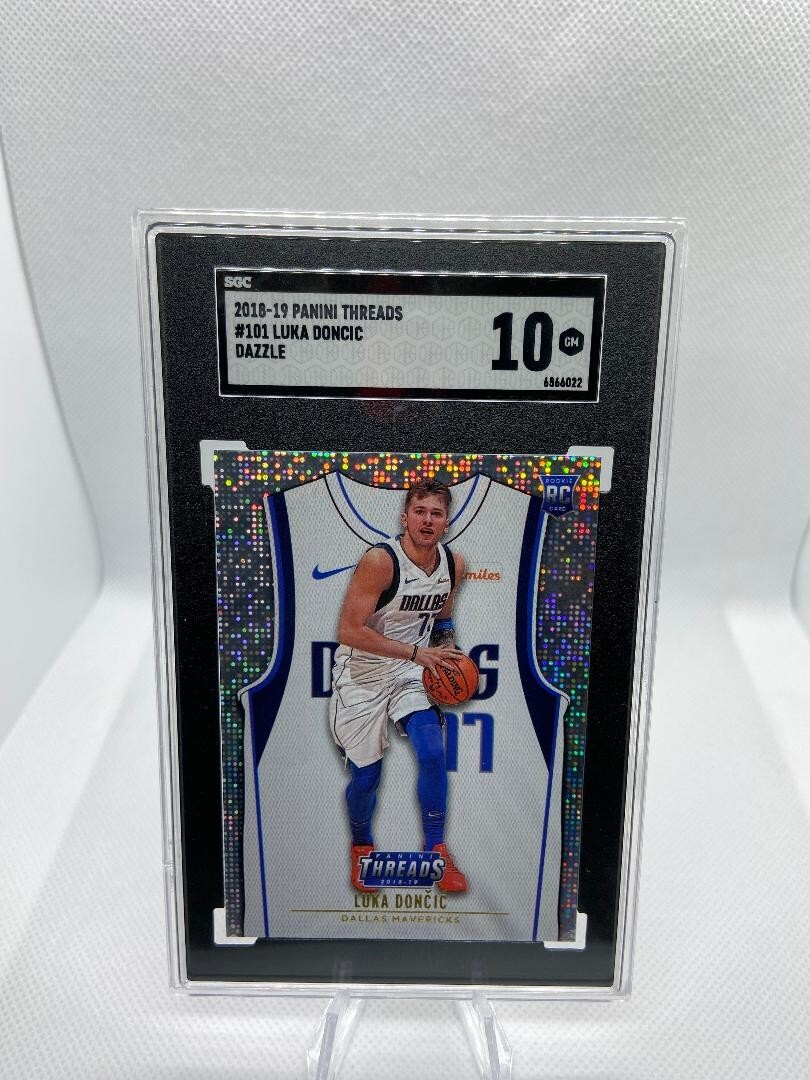 2018-19 Panini Threads - Rookies Association Dazzle #101 Luka Dončić ...