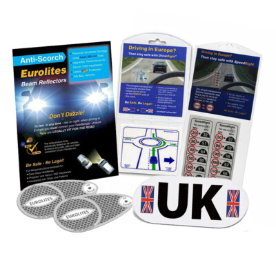 Eurolites Headlamp Beam Adaptors LHD UK Plate Drive Right Speed Right ...