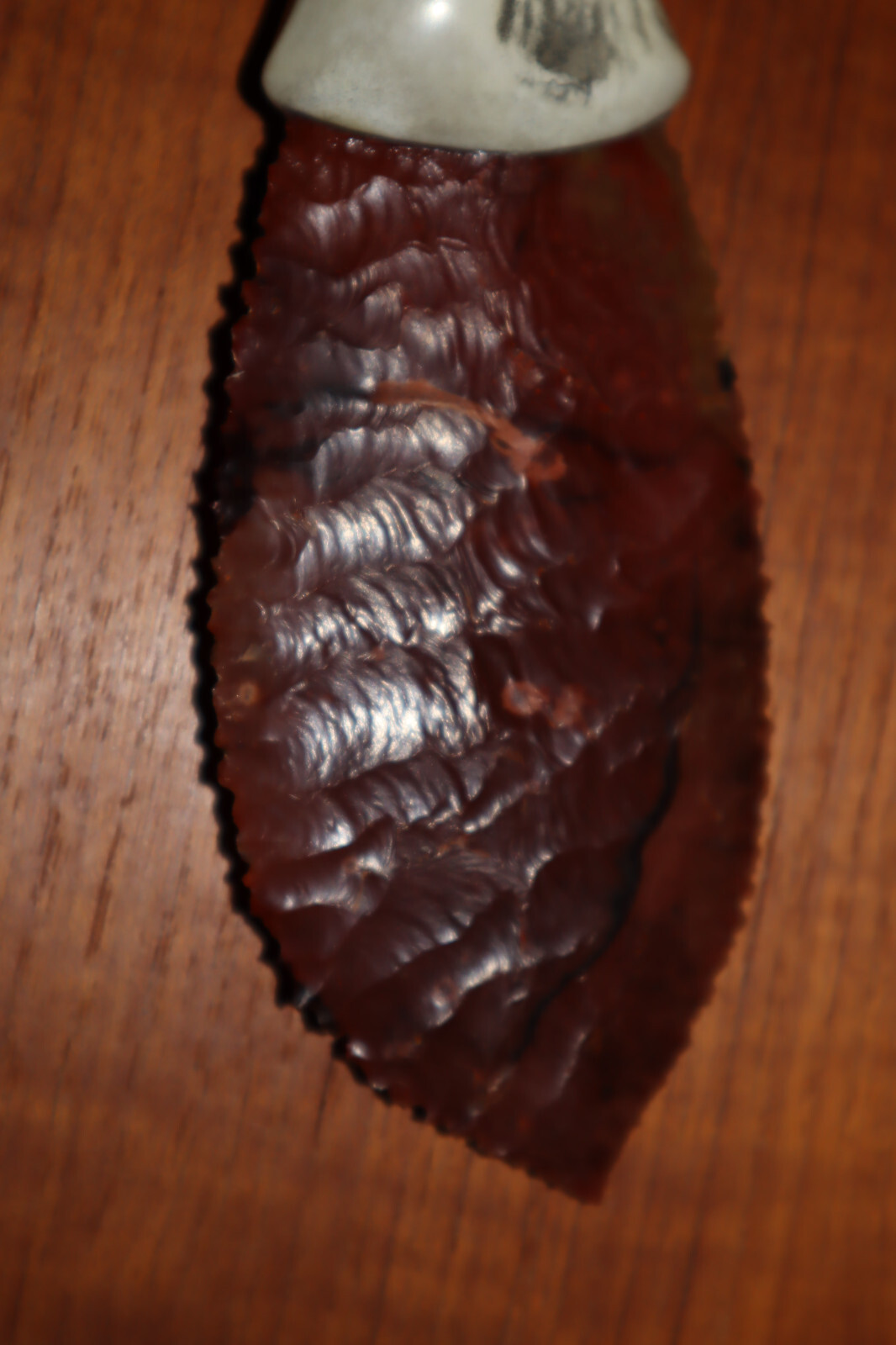 {OOAK} BLOODY SERPENT JASPER KNAPPING SKINNING KNIFE FULLY FUNCTIONAL ...