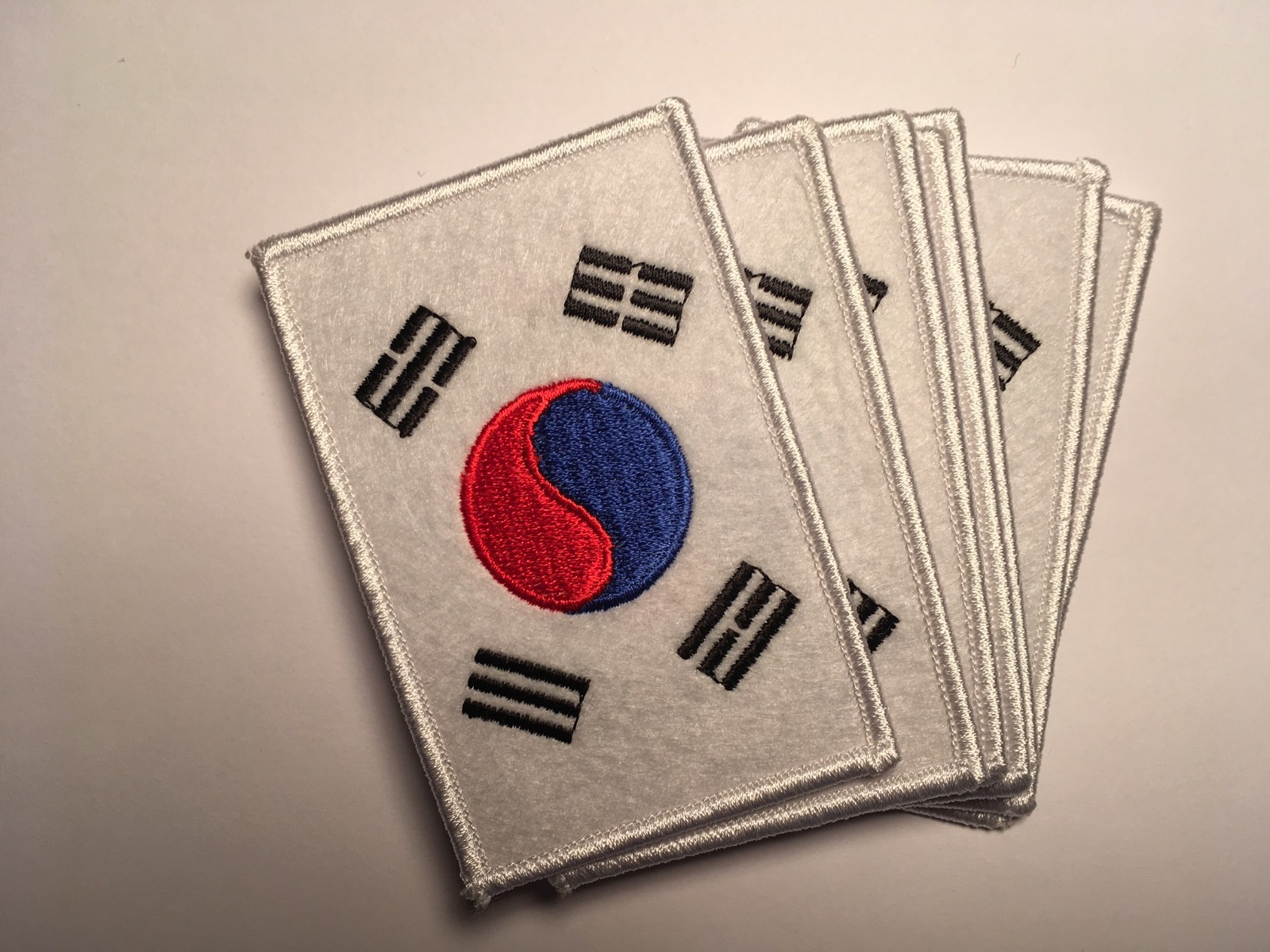 SOUTH KOREA FLAG embroidered iron-on PATCH KOREAN flag patch korean ...