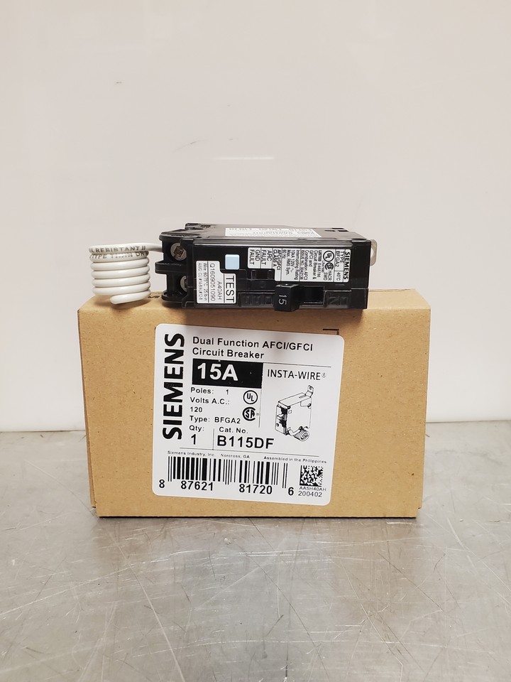 B115DF SIEMENS STANDARD TRIP BOLT-ON CIRCUIT BREAKERS | eBay