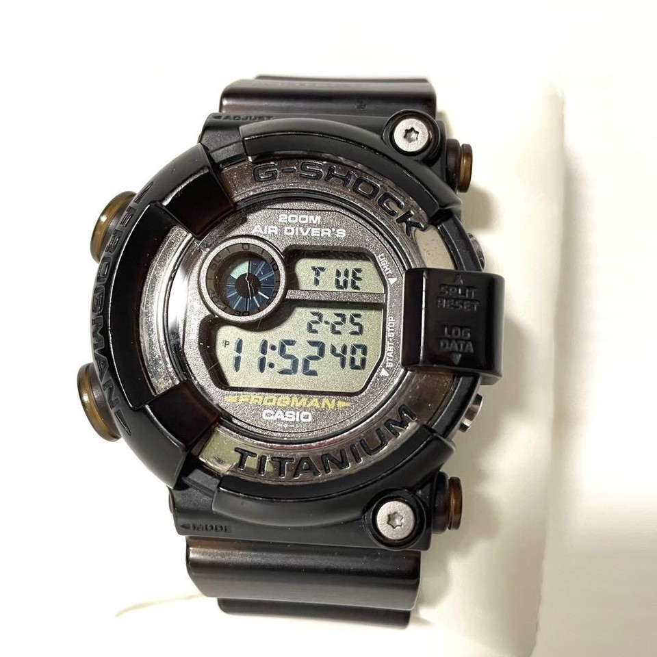 Used CASIO G SHOCK DW 8200 Frogman Titanium | eBay