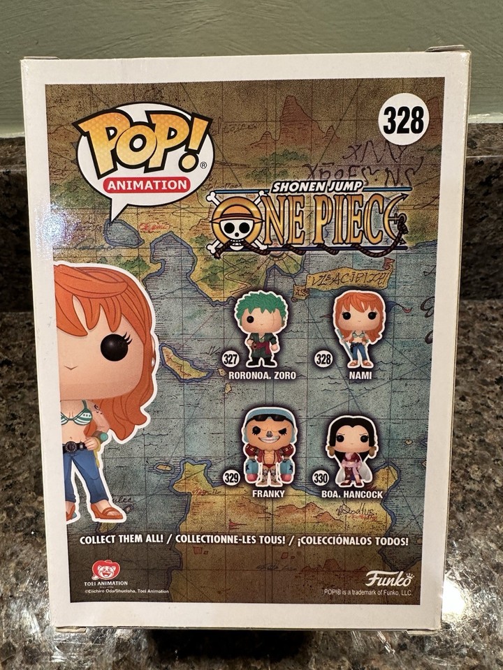 Funko Pop One Piece Nami #328 Shonen Jump Animation Vaulted in ...