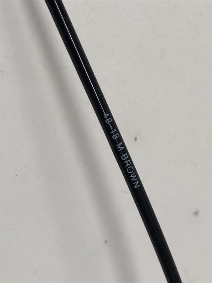 Mario Martinelli Eyeglasses Frame MALIBU M.BROWN 48-18 Brown/Black HG86 ...