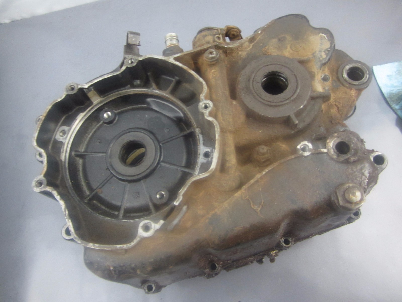 1996 YAMAHA XT350 ENGINE MOTOR CRANKCASE SET BOTH CENTER CASES | eBay