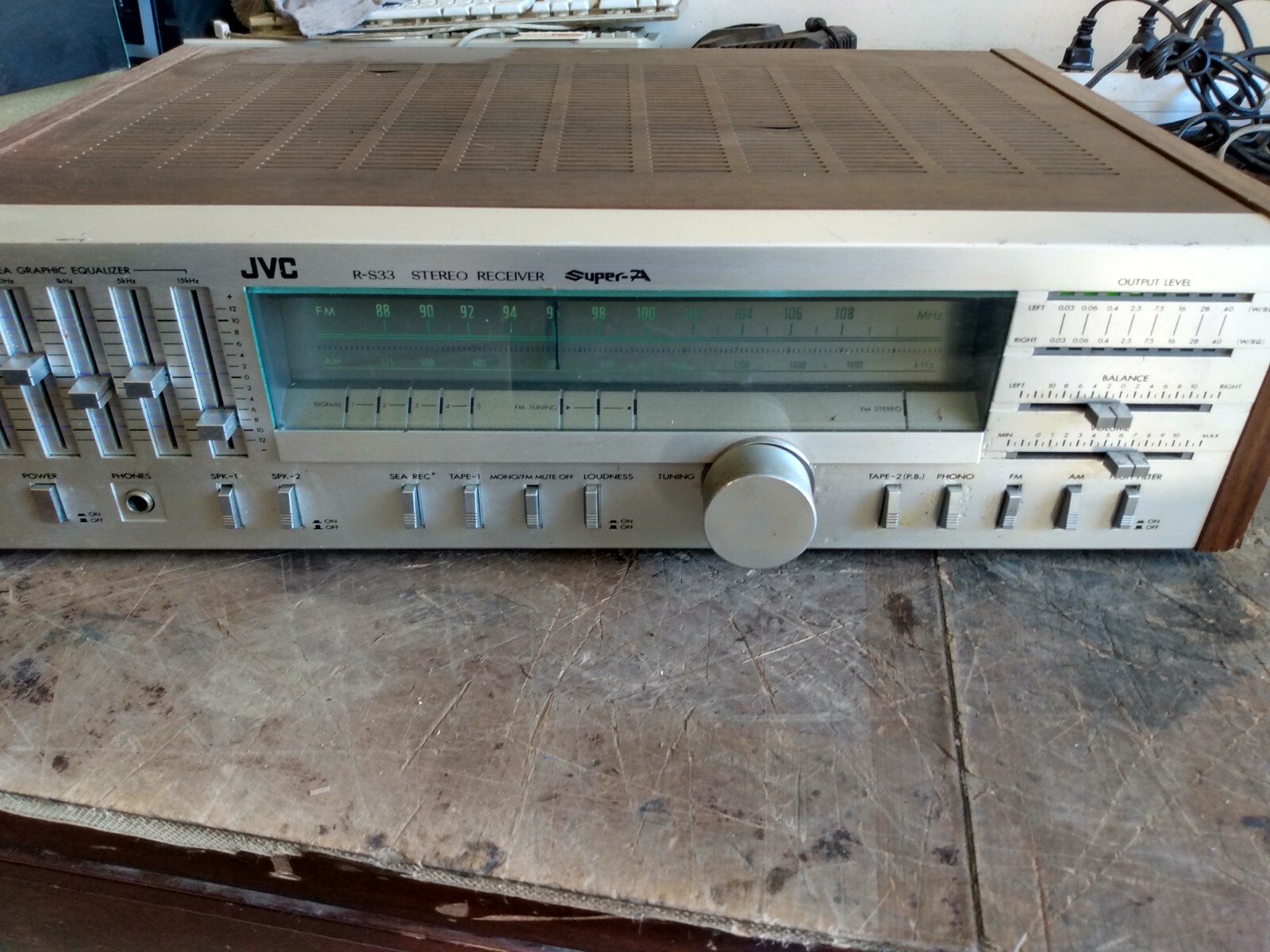VINTAGE JVC R-S33 STEREO RECEIVER | eBay