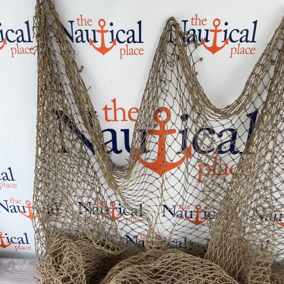 Real Used Fish Net - 10' x 10' - Traditional Fishing Net - Old ...
