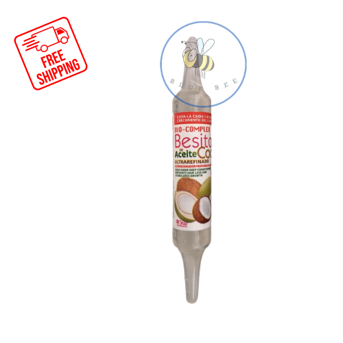 Ampollas Besitos Aceite de Coco Ultrarefinador BIO-COMPLEX Cabello Pelo ...