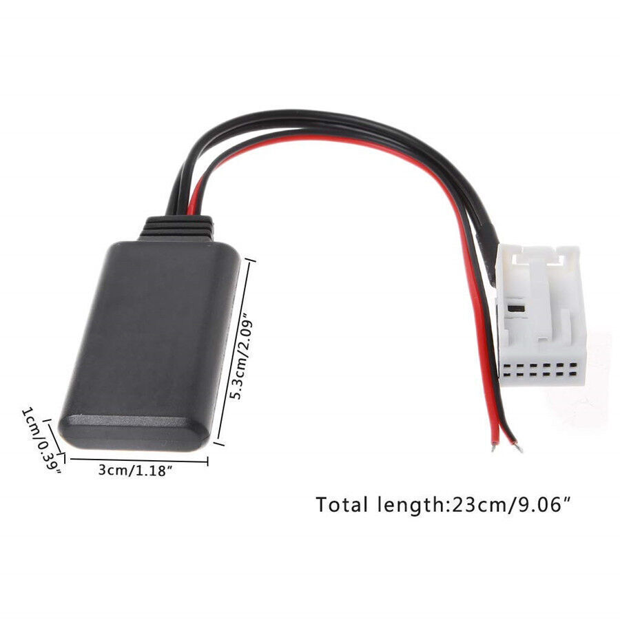 12Pin Bluetooth Adapter Aux Cable Fit For Mercedes Benz W169 W245 W203 ...