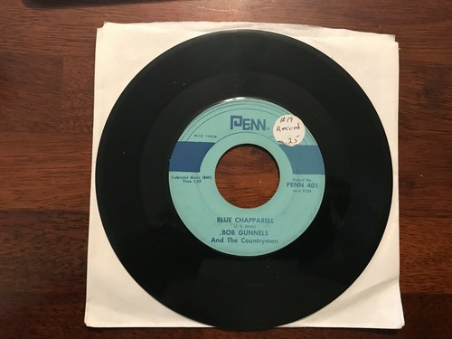 OBSCURE COUNTRY & WESTERN 45 RPM RECORD - BOB GUNNELS - PENN 401 | eBay