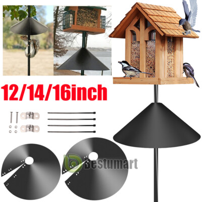 16 inch Wrap Around Squirrel Baffle Comedero para pájaros A prueba ...