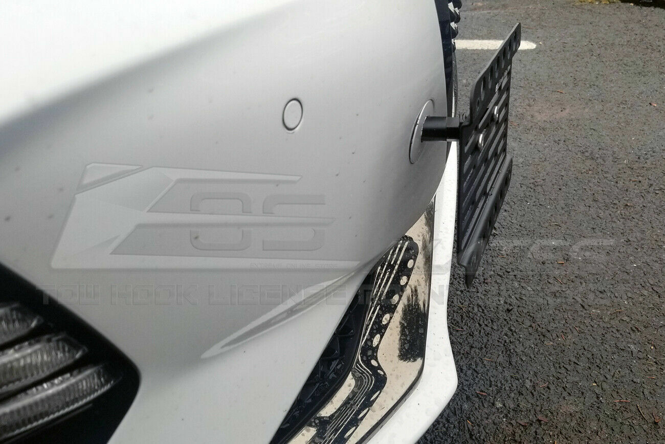 For 18-21 Genesis G70 Front Tow Hook License Plate Mount Relocator ...