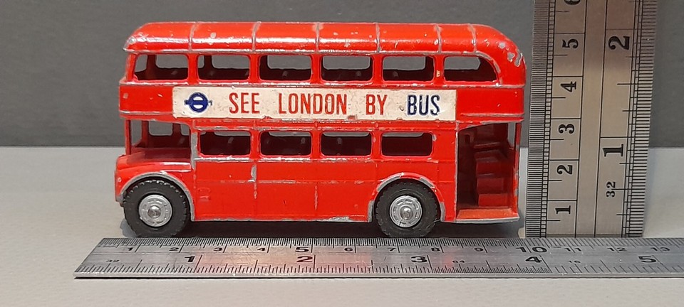 Vintage London Bus Lonestar AEC Routemaster Diecast Metal Model Toy ...