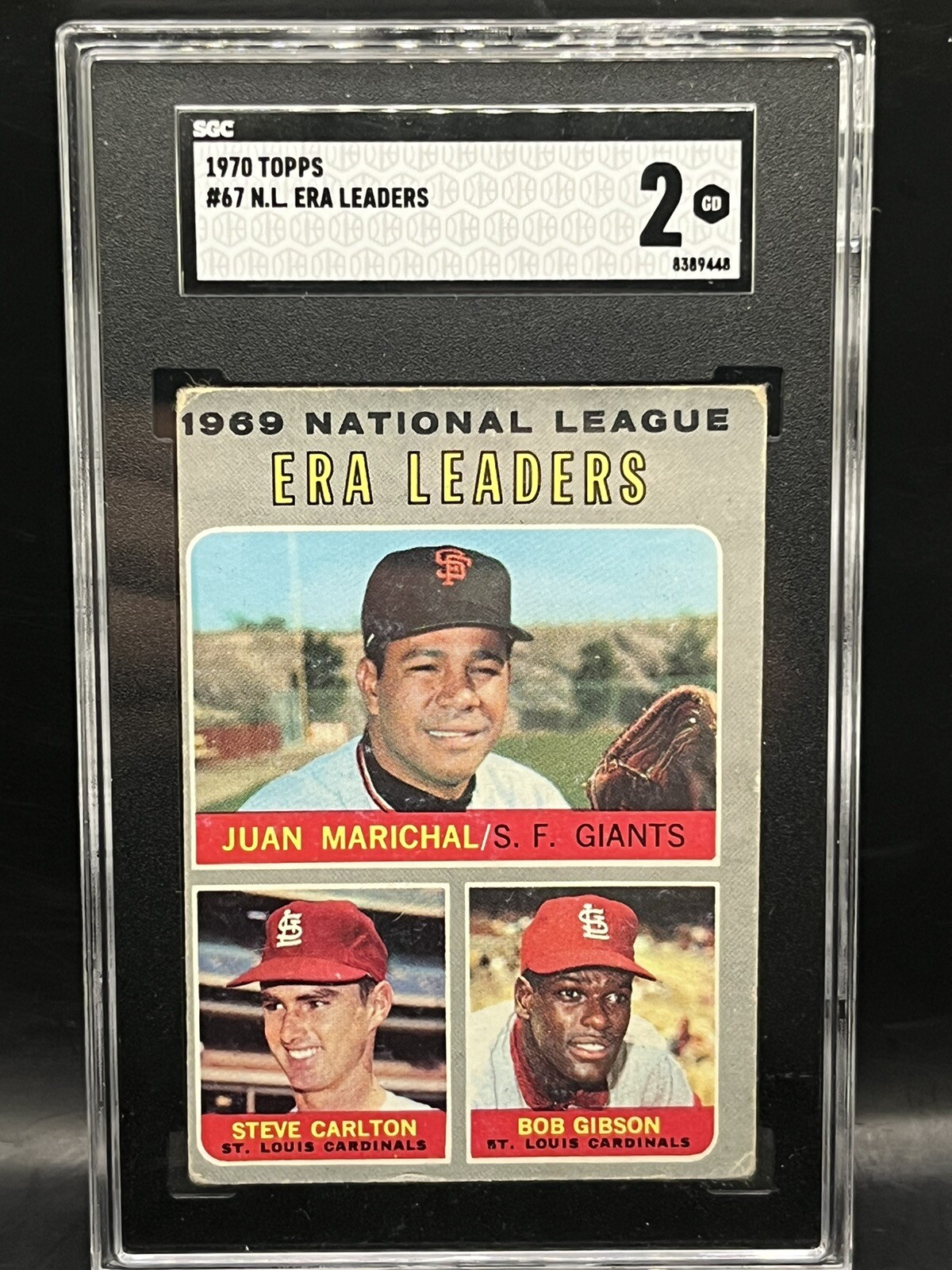 1970 Topps - League Leaders #67 Steve Carlton, Bob Gibson, Juan ...