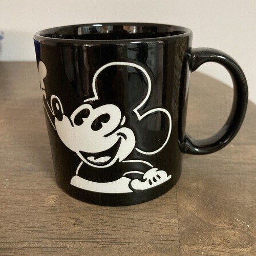 Mickey Mouse Retro Disney Black & White Mug Coffee Cup Steamboat Willy ...