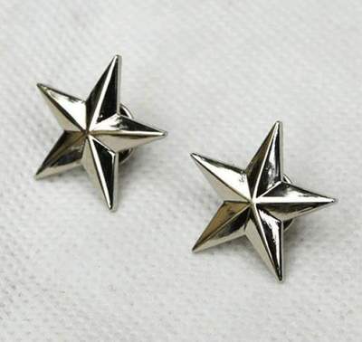 WW2 Pair US Army One Star Brigadier General Rank Insignia Badges ...