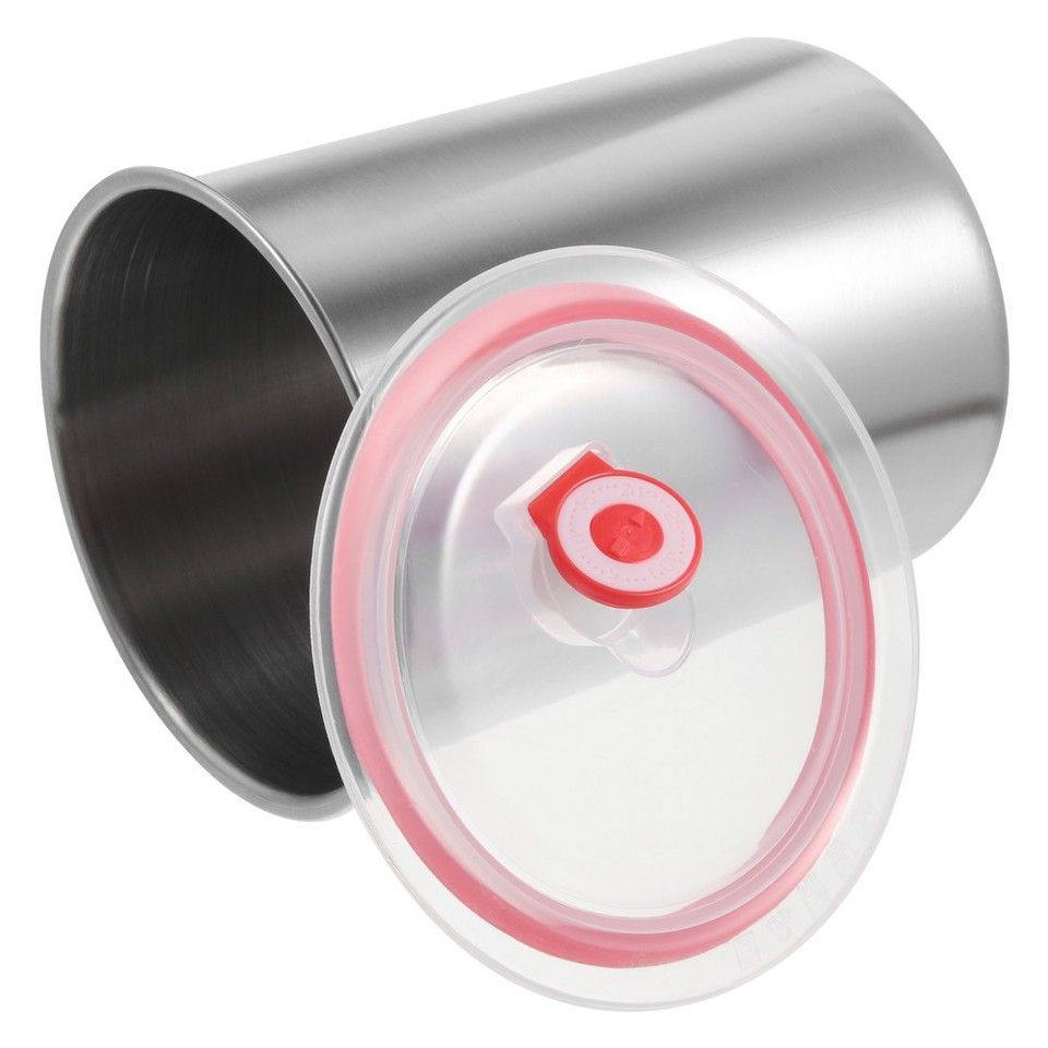 Stainless Steel Ice Bucket Cube Bin with Lid Portable Small Buckets ...