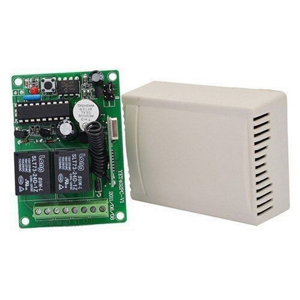 Remote Control Unit 2 Channels 433 MHZ With 2 Remote Controls | eBay