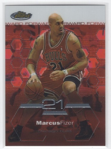 #51 2002-03 Topps Finest Marcus Fizer Chicago Bulls | eBay
