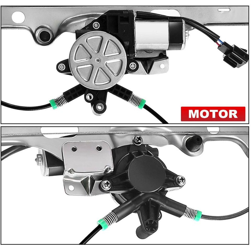 Power Window Regulator with Motor for Chevy GMC Cadillac Front Driver ...