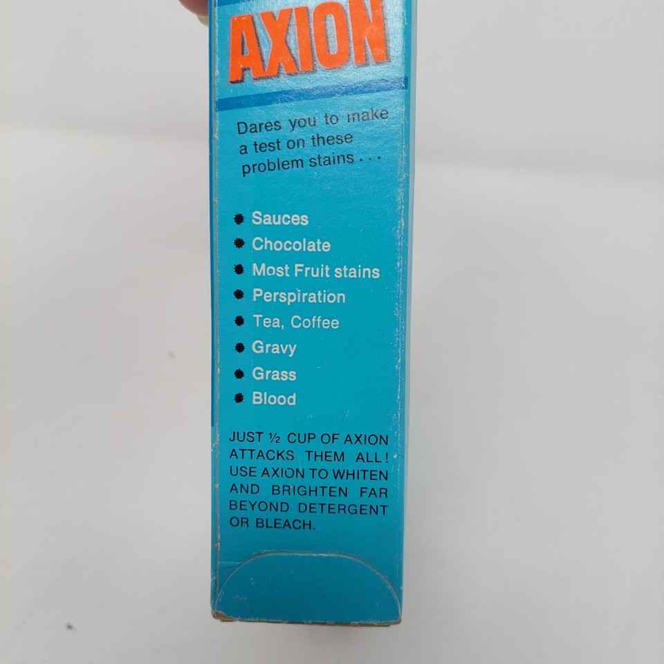 Axion Vintage Colgate Palmolive Pre Soak Laundry Detergent 1960's Full ...