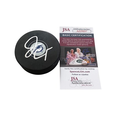 JON COOPER SIGNED TAMPA BAY LIGHTNING HOCKEY PUCK JSA COA COACH RACC ...