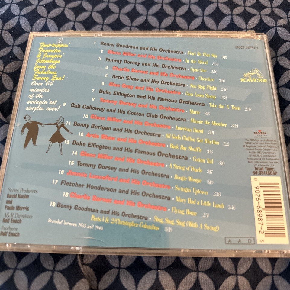 The Fabulous Swing Collection by Various Artists (CD, Feb-1998, RCA ...