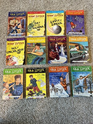 Lot of 12 Hank Zipzer Books Henry Winkler Lin Oliver 1, 3-6, 8, 11-14 ...