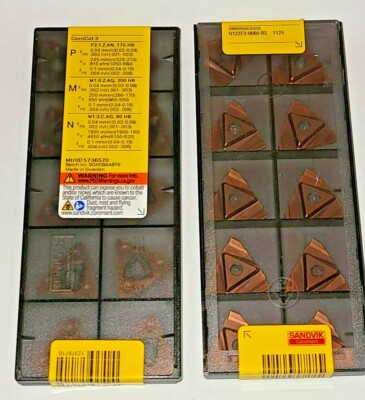 N123T3 0080 RS 1125 SANDVIK *** 10 INSERTS *** FACTORY PACK *** | eBay