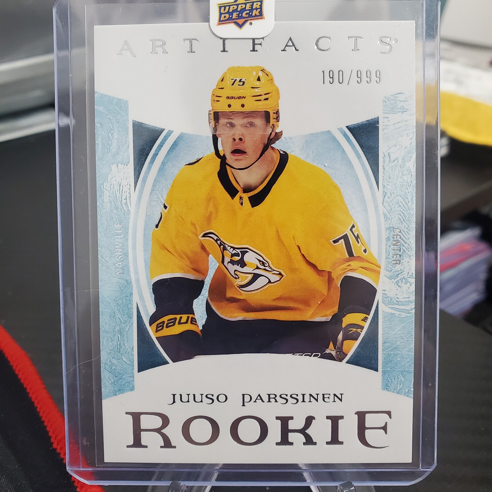 Juuso Parssinen Rookie Artifacts 2022-23 #/999 Nashville Predators | eBay