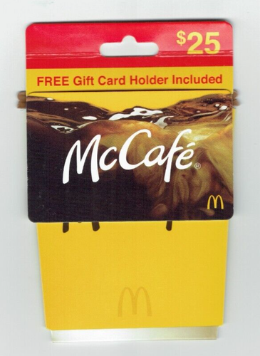 McDonalds Gift Card 2023 McCafe w Coffee Cup-Shaped Holder -Collectible ...