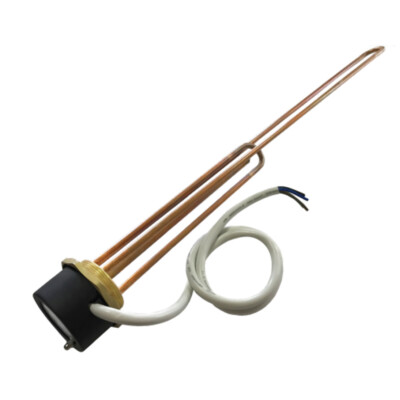 Tesla 27" Copper Immersion Heater with 2.1/4" Boss + Pre-wired 1m cable ...