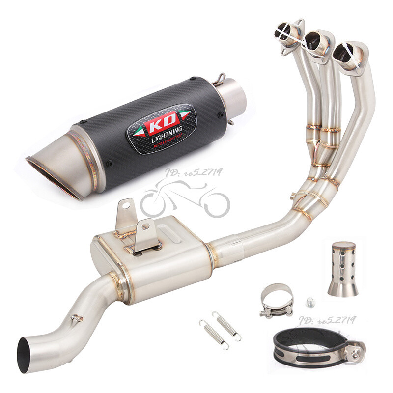 For Triumph Trident 660 2023 2022 2021 Exhaust System Header Pipe ...