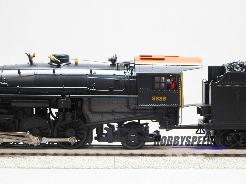 MTH PREMIER PRR 2-8-2 USRA LIGHT MIKADO STEAM ENGINE #9628 O GAUGE 20 ...