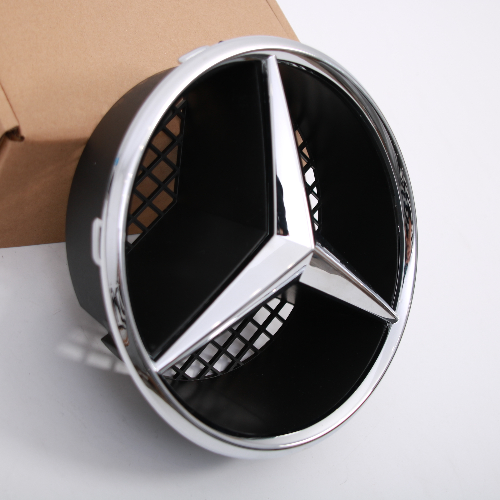 Fit For 2008-2013 Mercedes Benz Front Grille Emblem W204 C180 C250 C300 ...