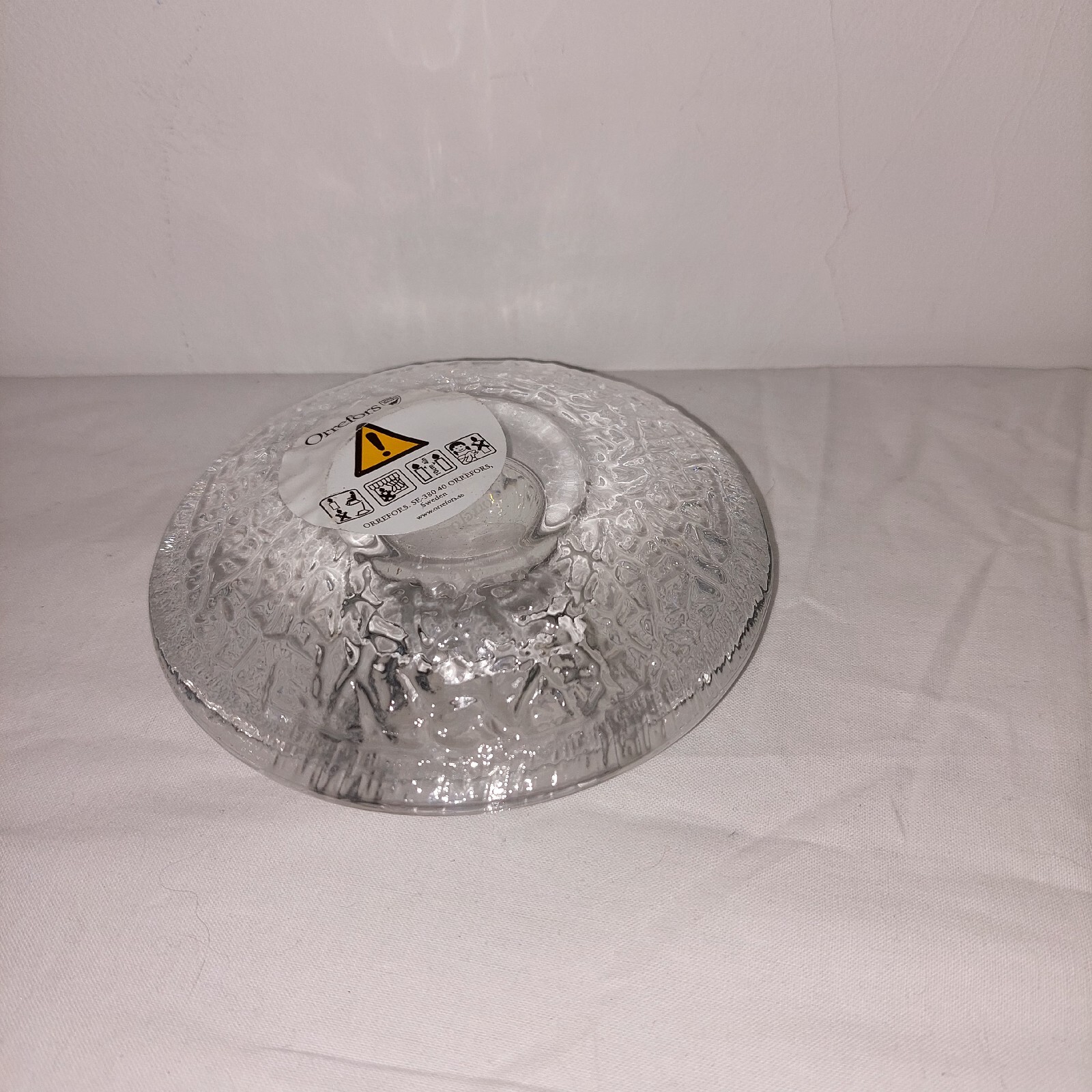 2X Orrefors Crystal 'Discus' votive Candle Holders Sweden - Free ...