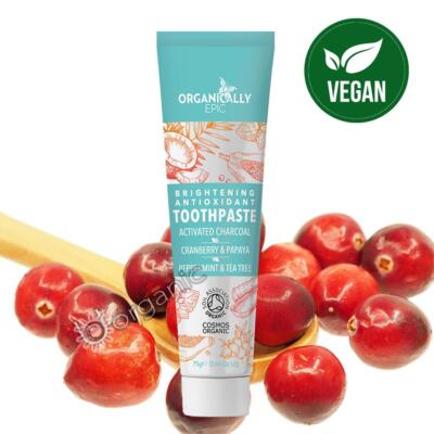 Organically Epic Organic Natural Brightening Antioxidant Toothpaste 75g ...